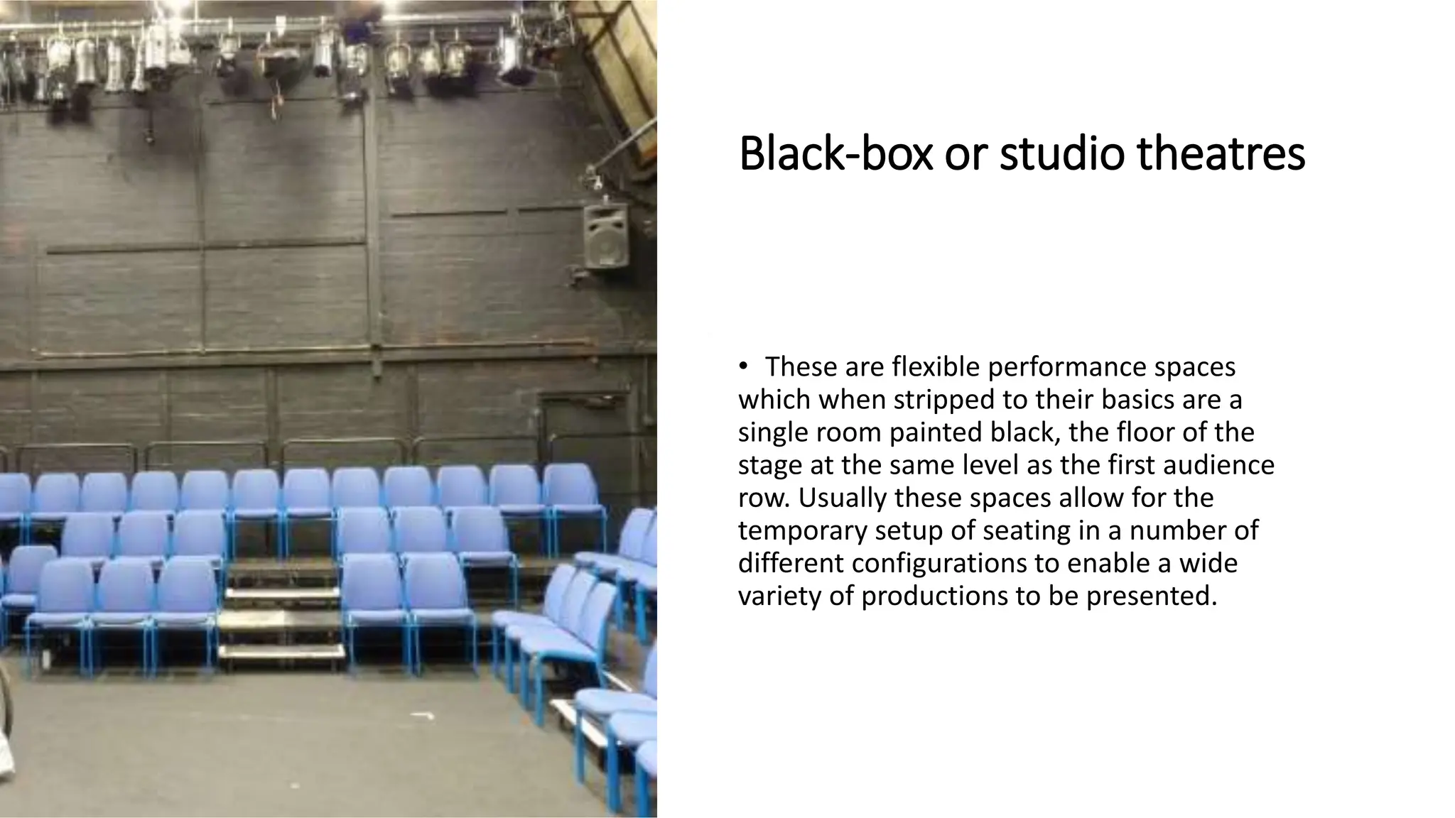 theatre_workshop and acting techniques and auditorium | PPTX