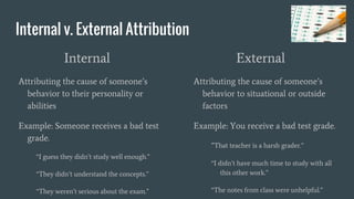 Attribution Theory and Dependency Theory | PPTX | Science