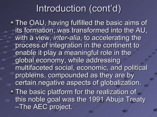 The au and ecowas | PPT