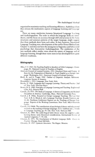 The audiolingual method | PDF
