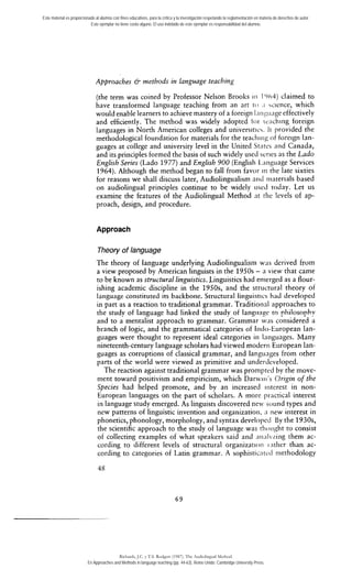 The audiolingual method | PDF