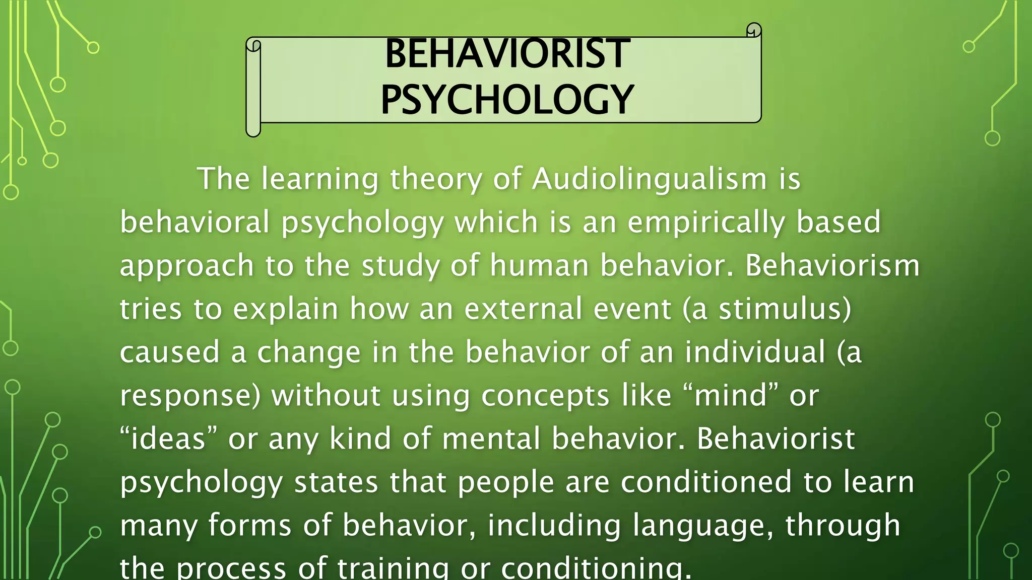 The Audio-Lingual Method | PPTX