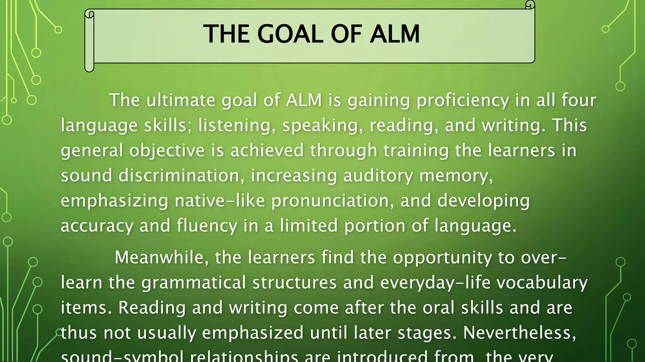 The Audio-Lingual Method | PPTX