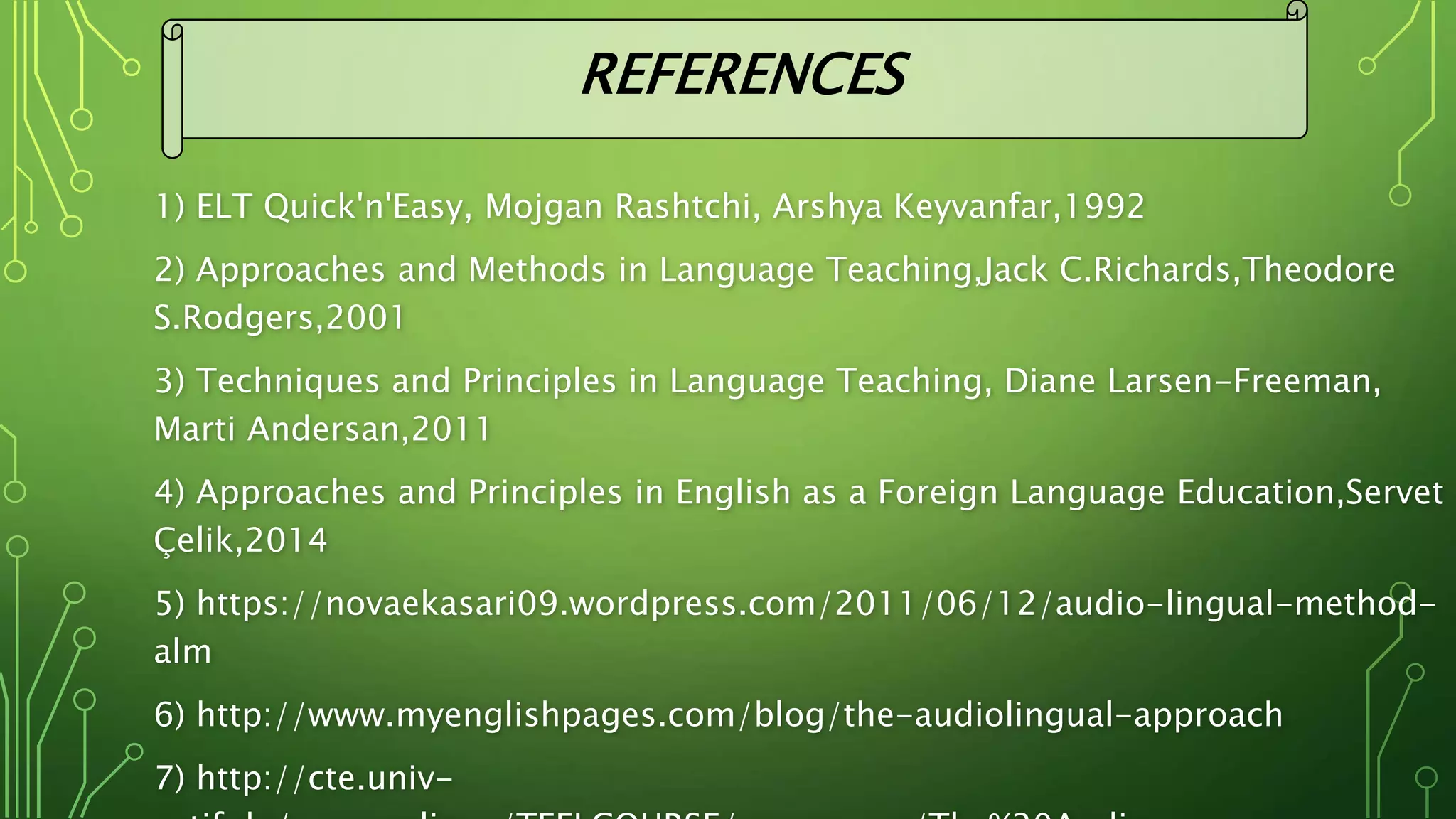 The Audio-Lingual Method | PPTX