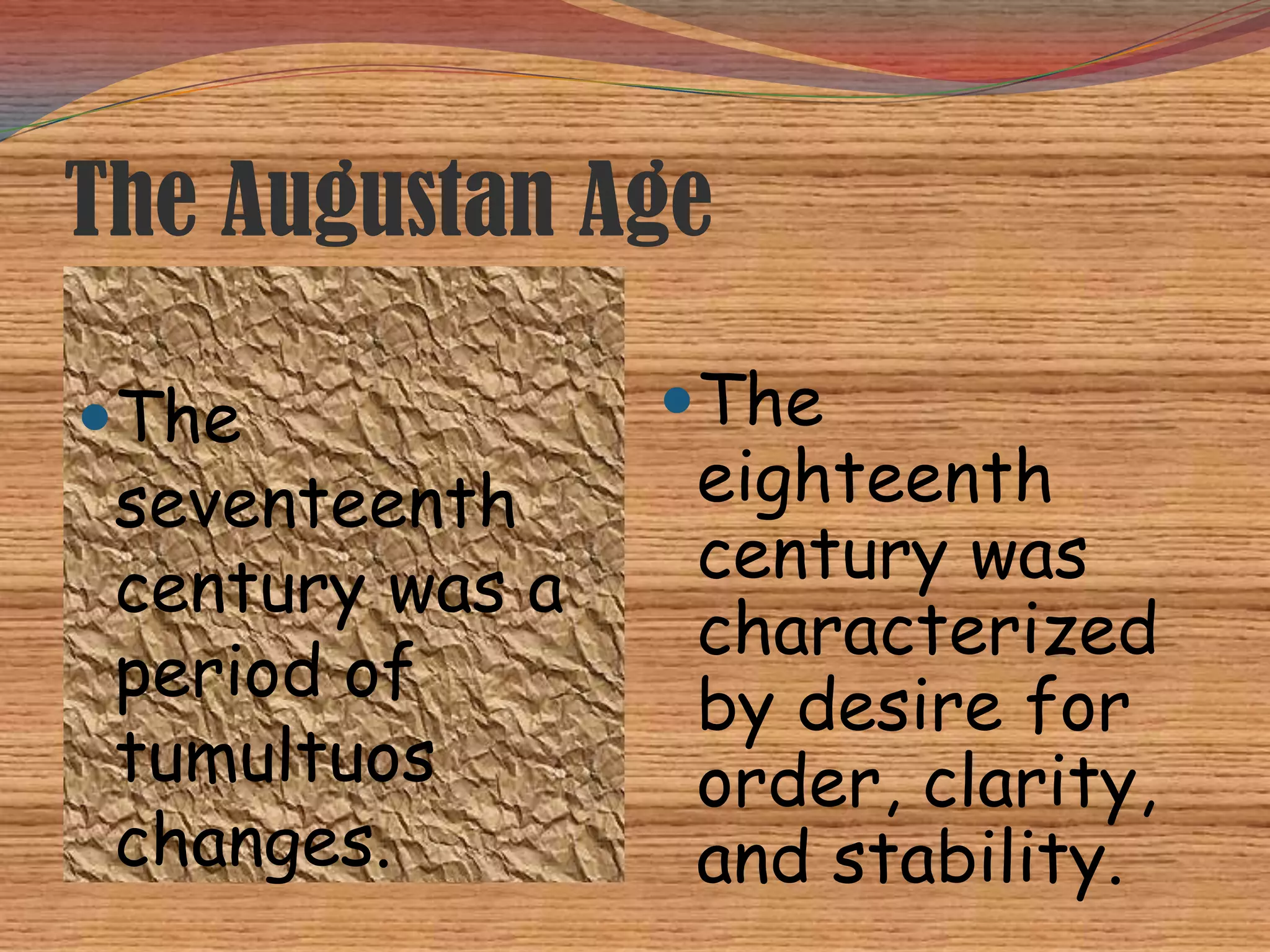 The Augustan Age Ppt | PPTX