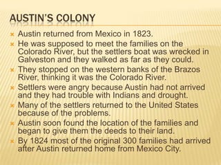 The Austins in Texas | PPTX