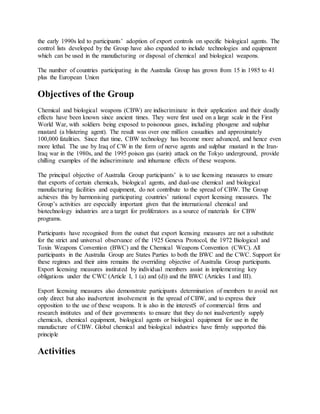 The australia group | DOCX