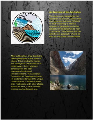 The Australian Curriculum for Geography | PDF