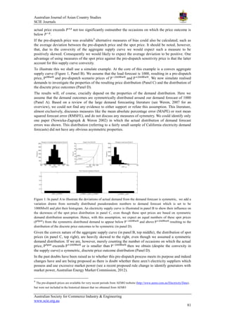 The australian electricity market's pre dispatch process some observations on its efficiency | PDF