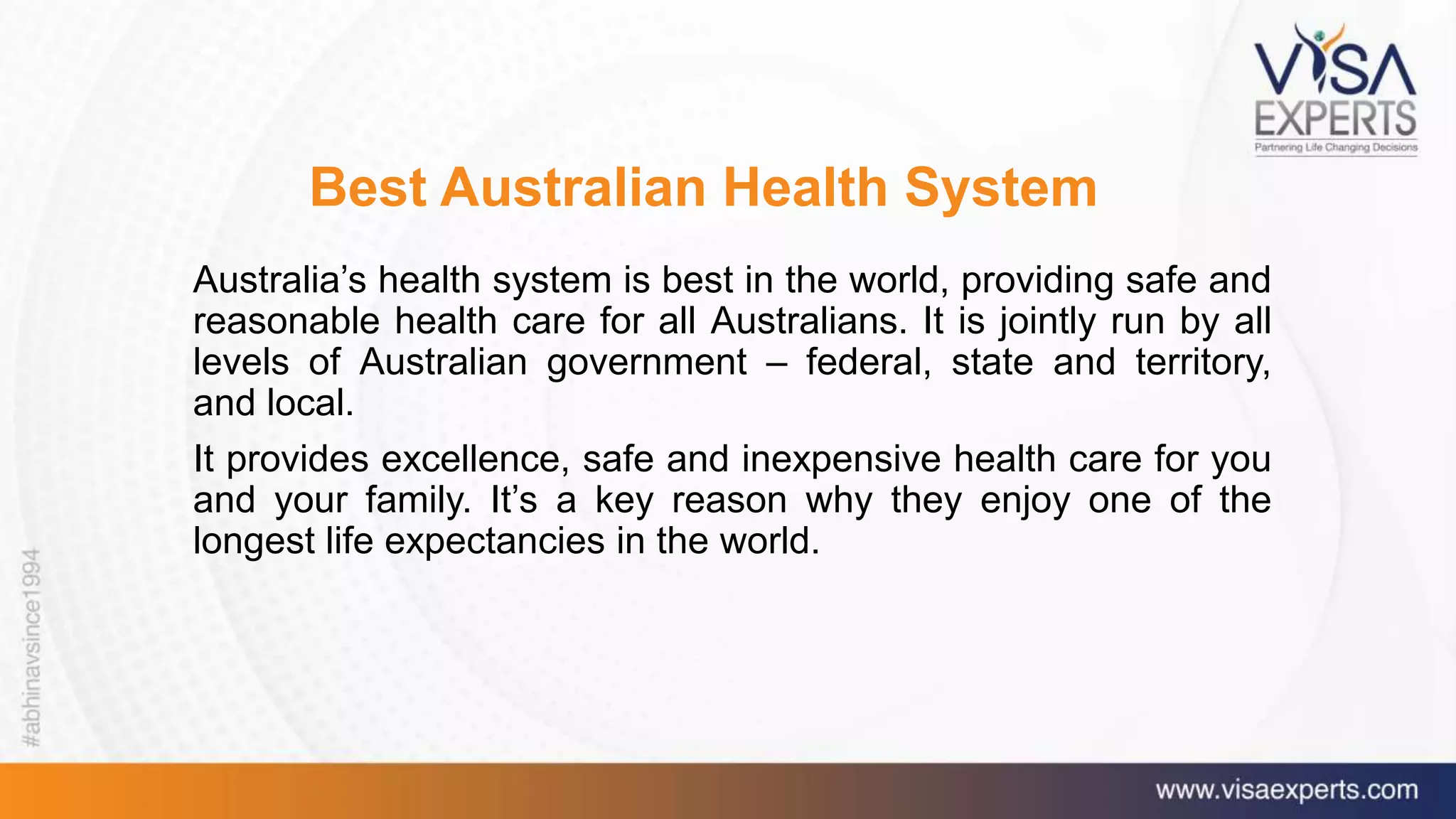 The Australian Health Care System | PPTX