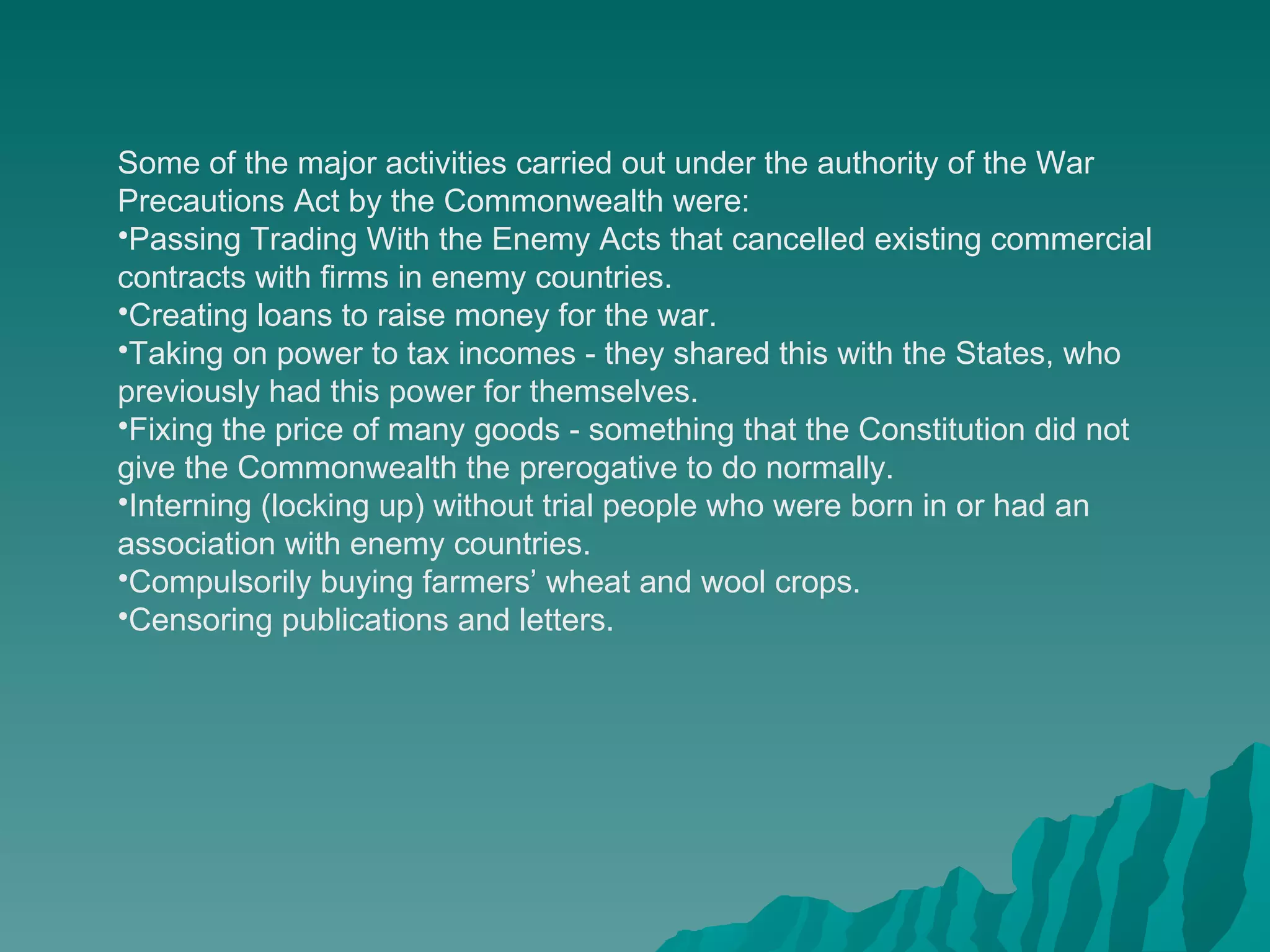 The australian home front | PPT