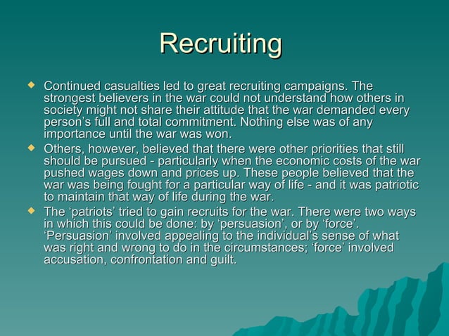 The australian home front | PPT