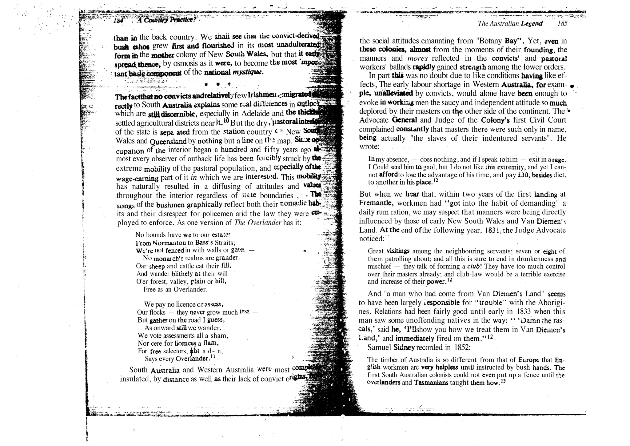 The Australian Legend by Russel Ward | PPT