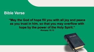THE AUTHENTIC SOURCE of HOPE in Times of Challenges.pptx
