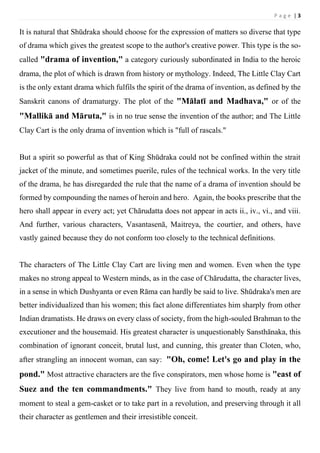 mricchkatikam by shudraka in english | PDF