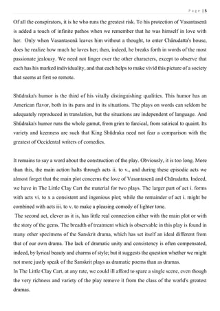 mricchkatikam by shudraka in english | PDF