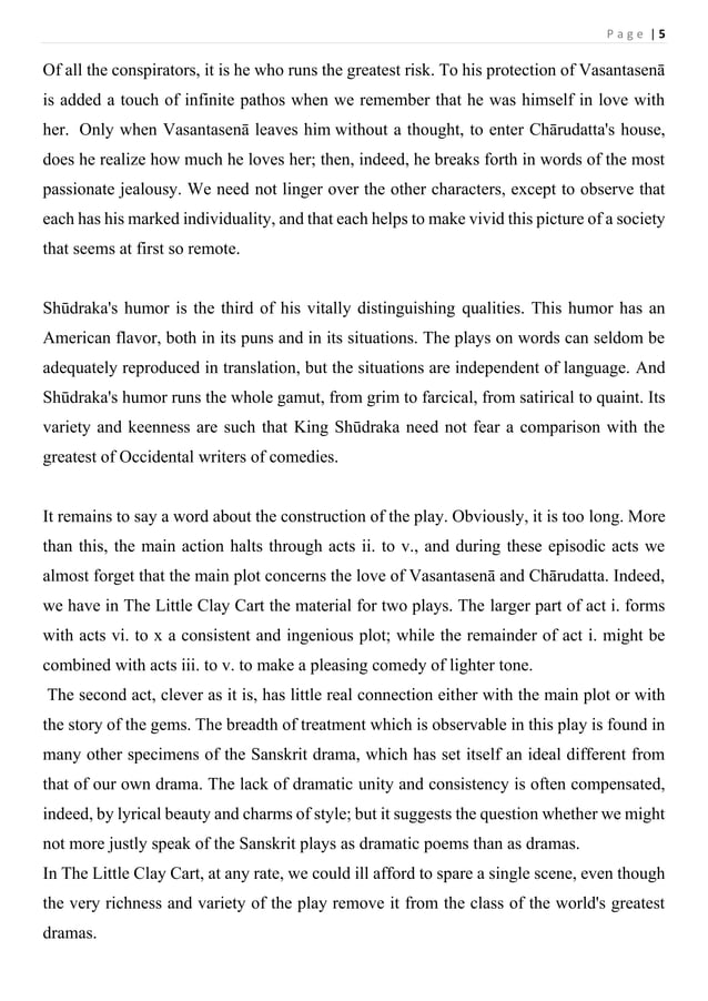 mricchkatikam by shudraka in english | PDF