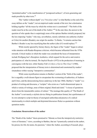 The author in_literary_theory_and_theories_of_lite | PDF | Poetry | Books and Literature