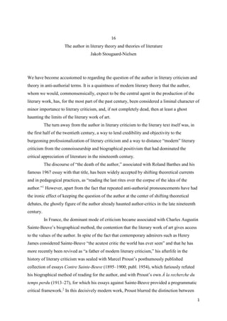 The author in_literary_theory_and_theories_of_lite | PDF | Poetry ...