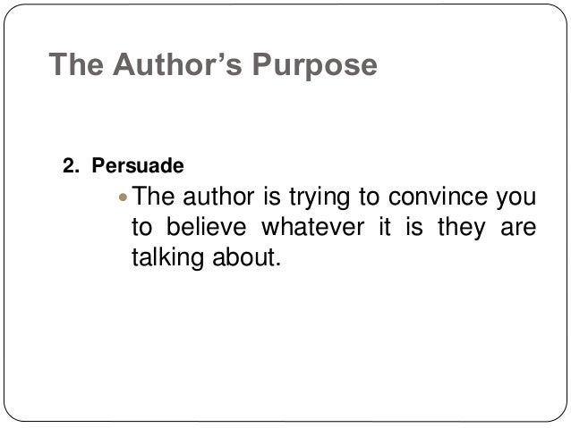 The author's intention edited