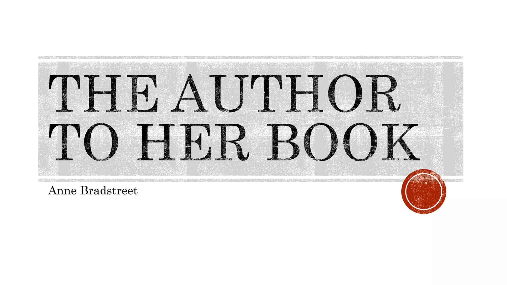 The author to her book | PPTX
