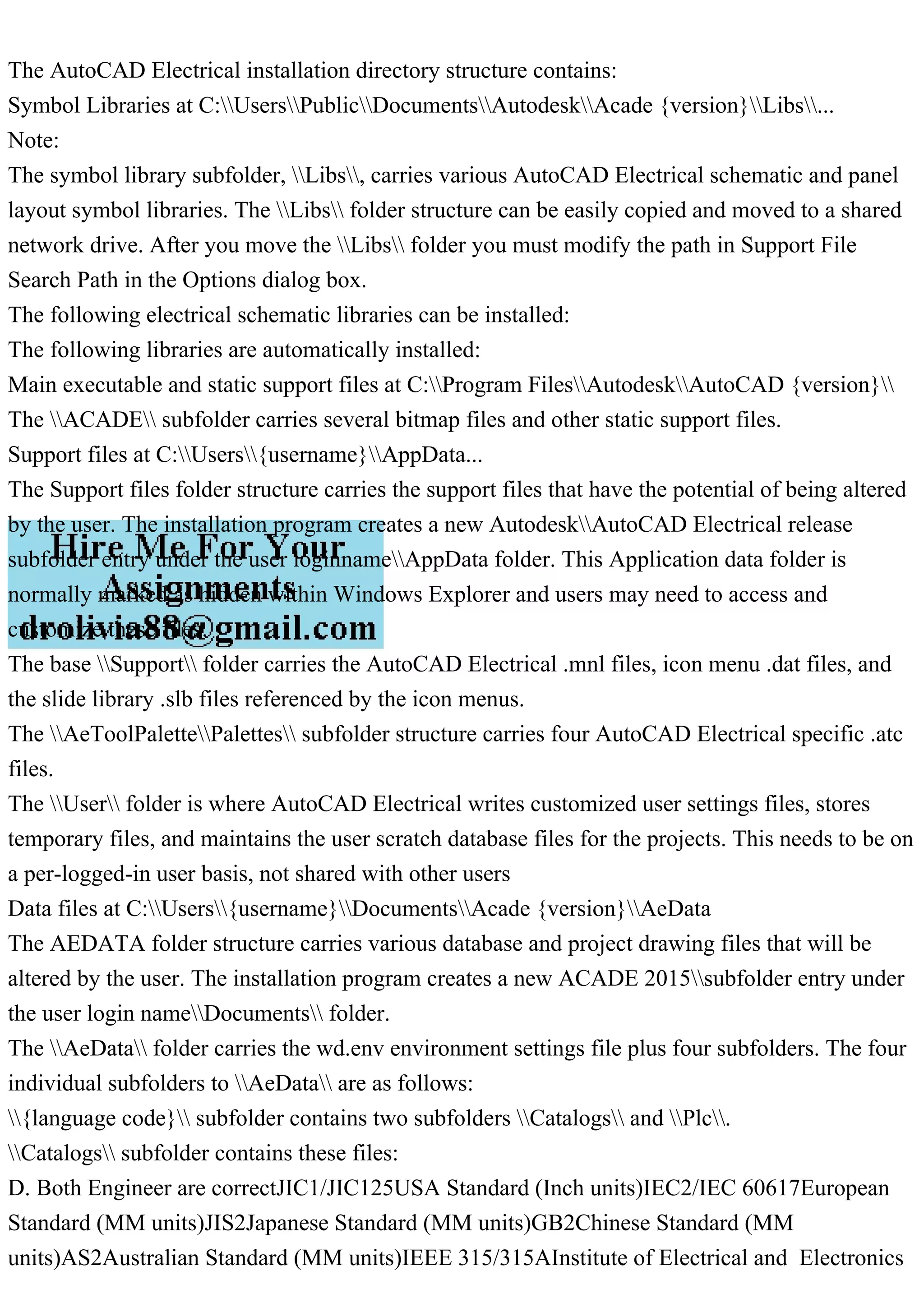 The AutoCAD Electrical installation directory structure containsS.pdf