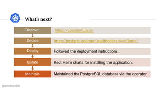 The automation challenge Kubernetes operators vs Helm charts | PPT