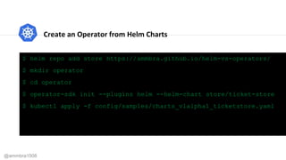 The automation challenge Kubernetes operators vs Helm charts | PPT