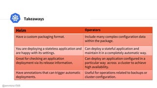The automation challenge Kubernetes operators vs Helm charts | PPT