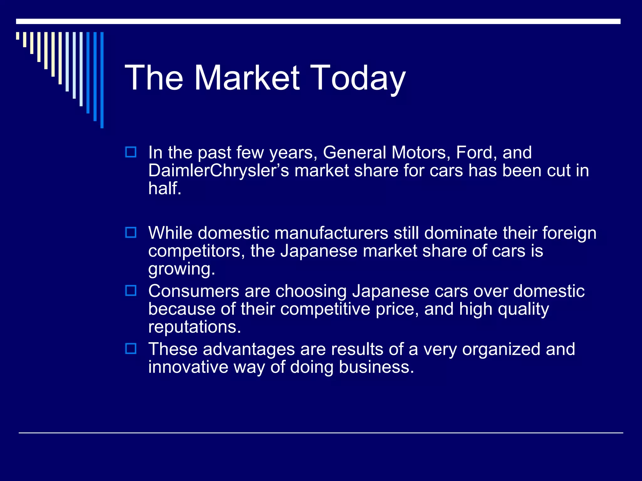 The automotive industry presentation | PPT