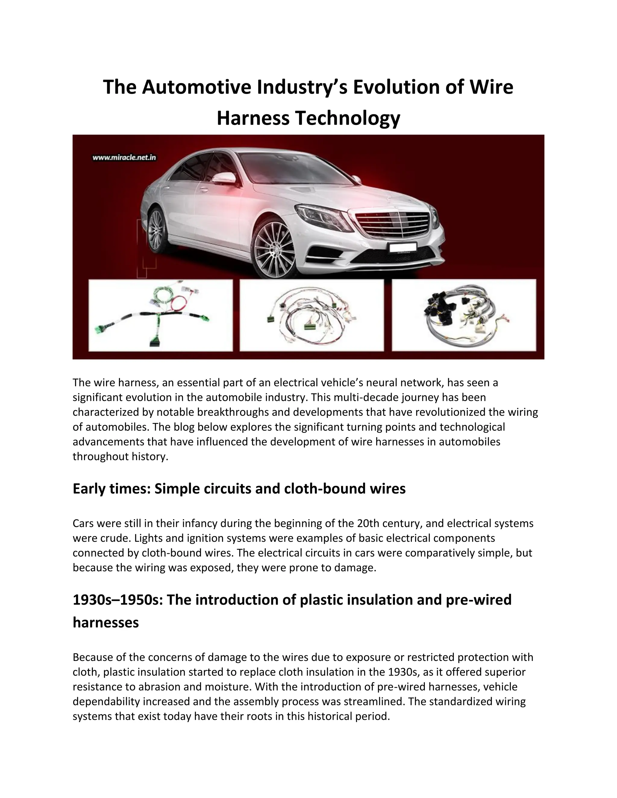 The Automotive Industry’s Evolution Of Wire Harness Technology.pdf