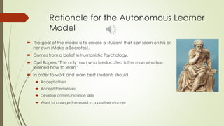 The autonmous learner model for the gifted and | PPTX