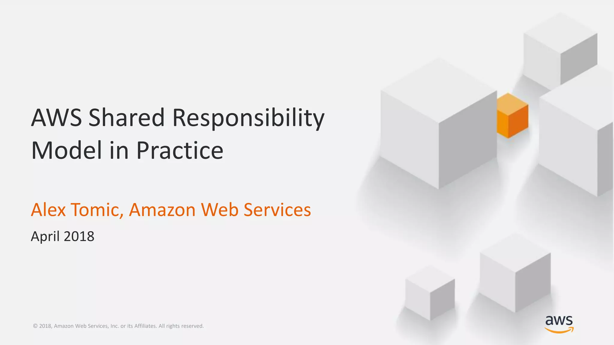 The AWS Shared Responsibility Model in Practice | PPT