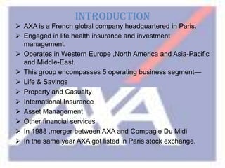 The Axa Way | PPTX