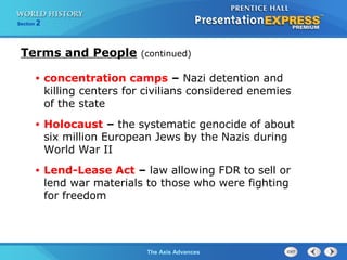 The axis advances wwii section 2 | PPT