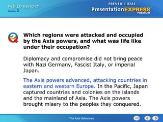 The axis advances wwii section 2 | PPT