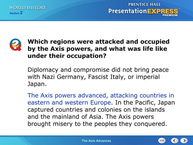 The axis advances wwii section 2 | PPT