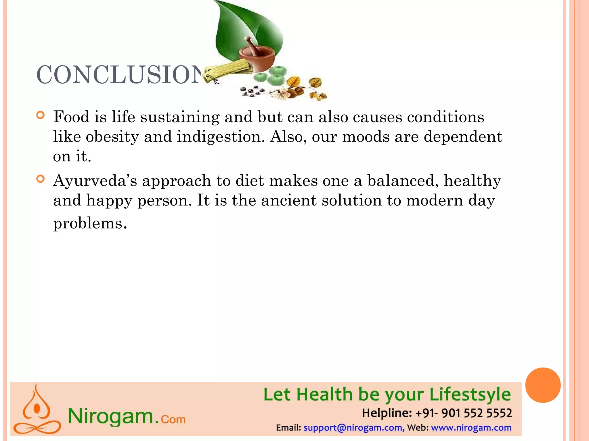 The Ayurvedic Diet | PPT