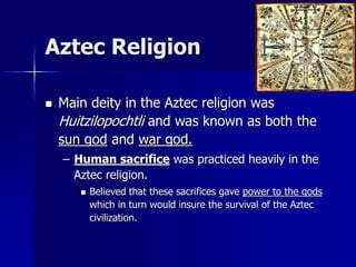 The aztec | PPT