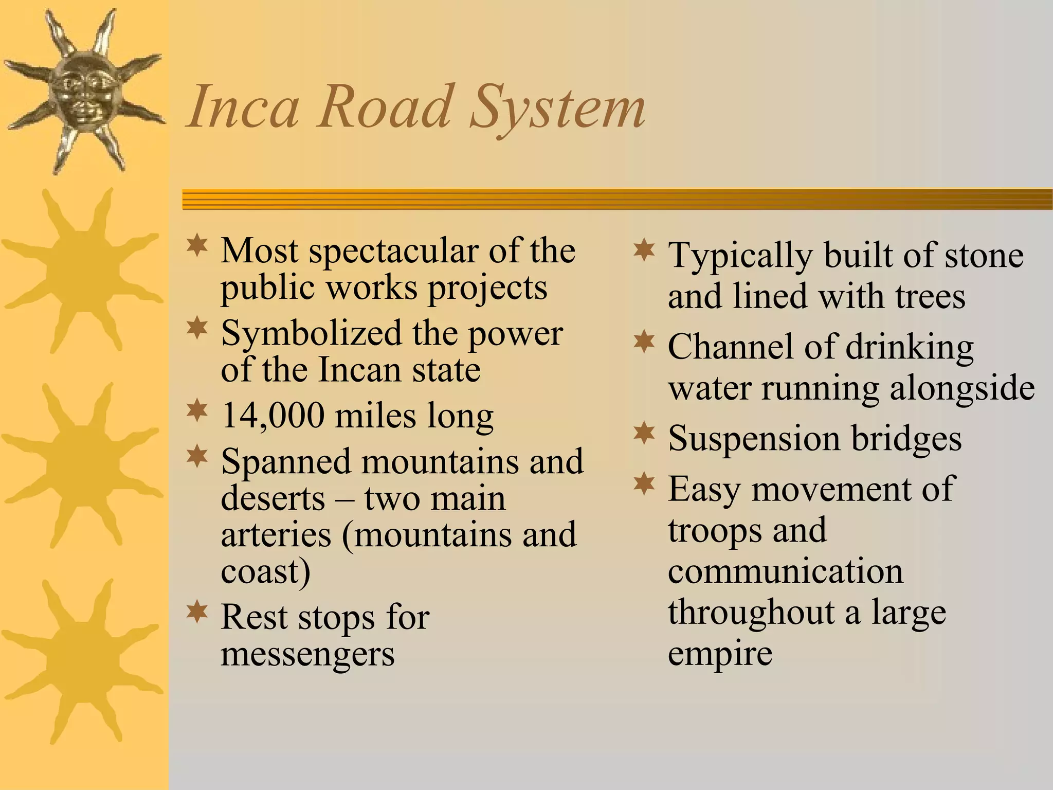 The aztec and inca empire environment | PPT