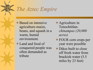 The aztec and inca empire environment | PPT
