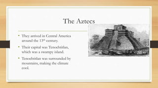The aztec civilization | PPTX