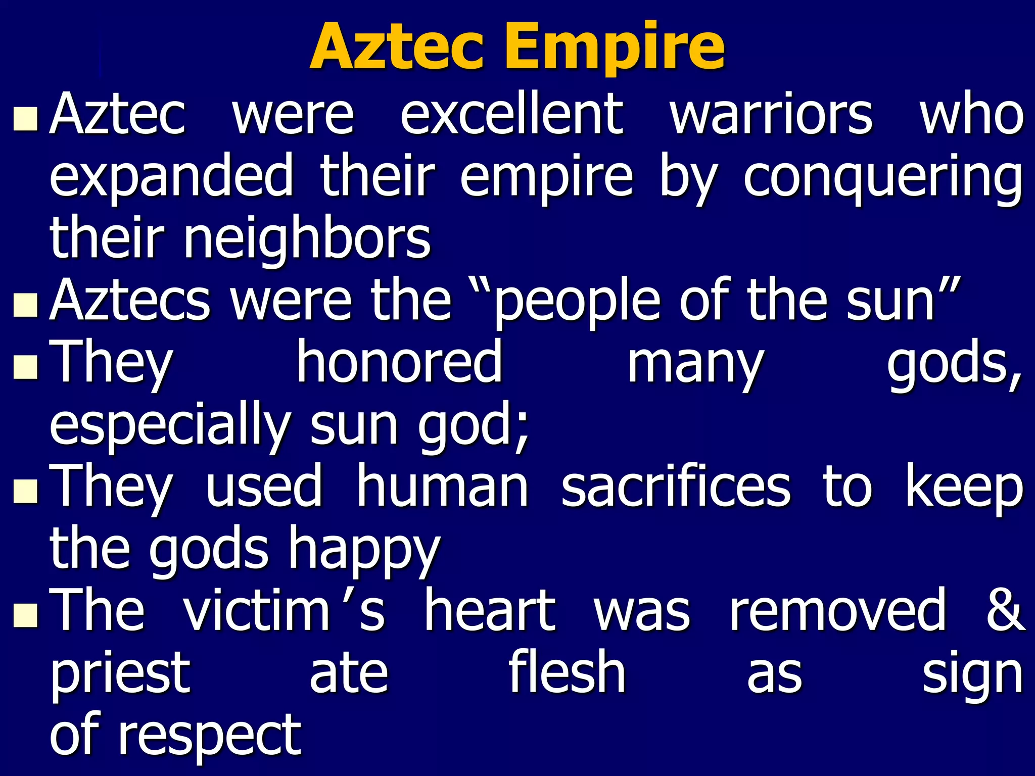The Aztec Empire | PPT