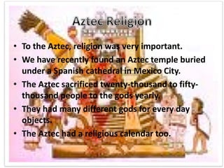 The aztec of meso america | PPT