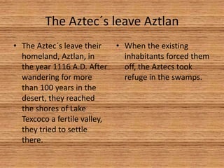 The aztec´s | PPTX