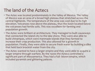 The Aztecs | PDF | Geography | Science