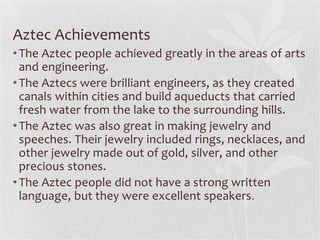 The Aztecs | PDF | Geography | Science
