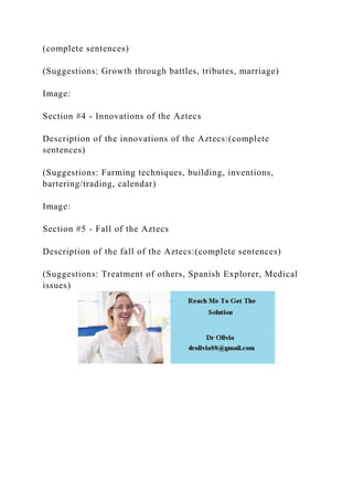 The Aztecs AssignmentYou will create a storybook about the ori.docx