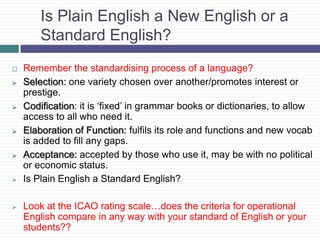 The babel tower of englishes presentation | PPTX