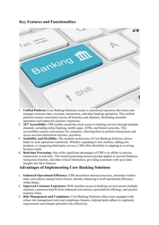 The Backbone of Modern Banking.pdf | Databases | Computer Software and ...